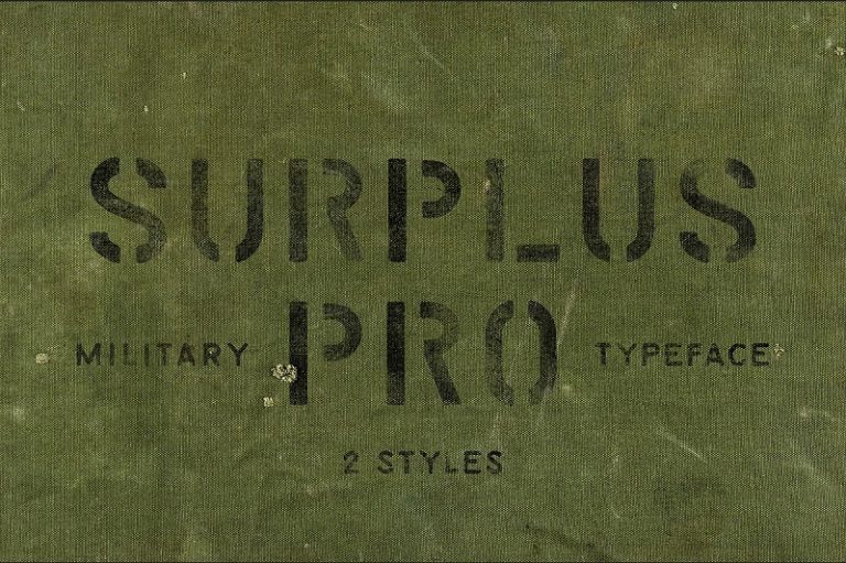 39 Amazing Fonts Inspired by the Military of Past and Present | HipFonts