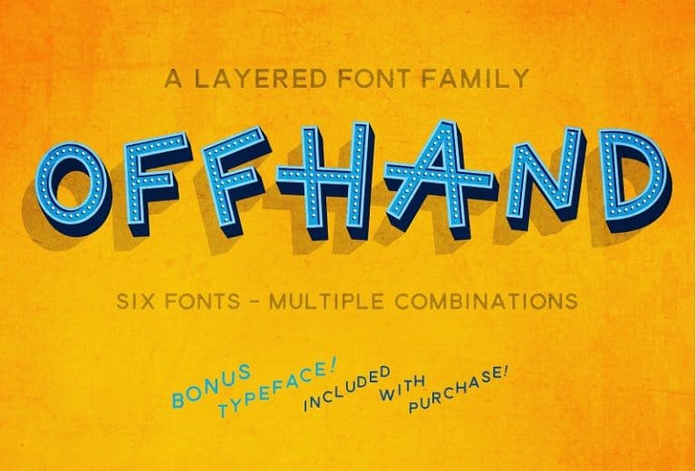 30 Incredible 3D Fonts To Bring Your Designs To Life | HipFonts