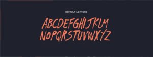 Create the Perfect Grunge Look with the Odachi Brush Font | HipFonts