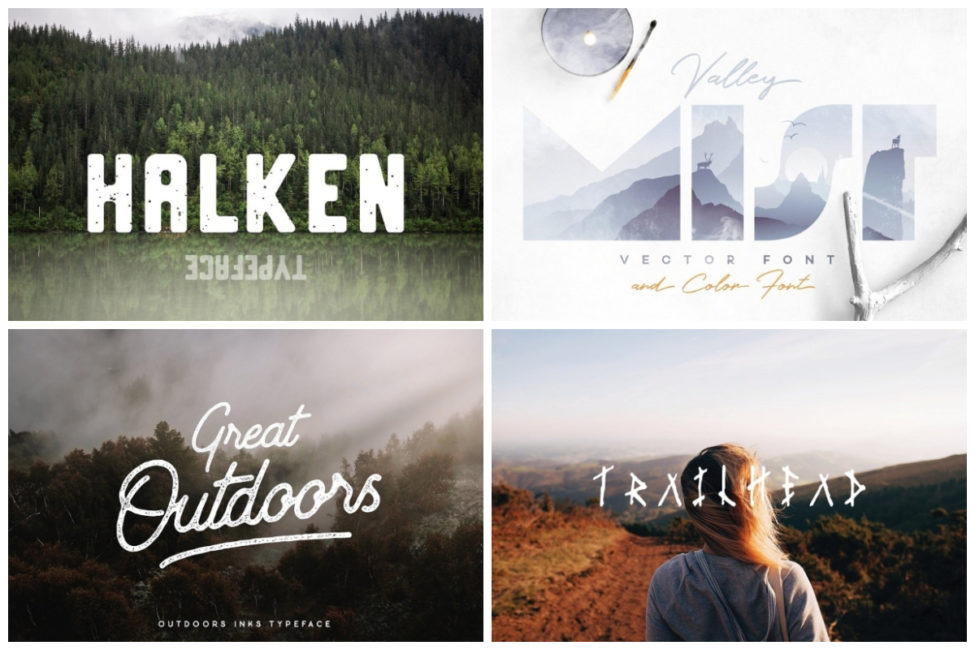 35 Outdoor Fonts To Bring You Back Into Nature | HipFonts