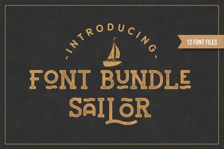 30 Nautical Fonts for Every Sailor and Sea Lover | HipFonts