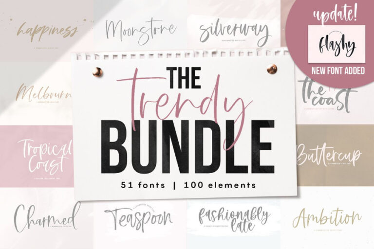 18 Font Bundles To Save You Time and Money On Your Next Project | HipFonts