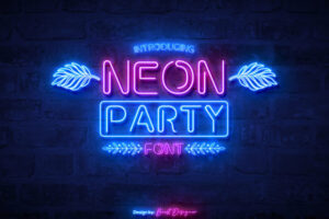 39 Electrifying Neon Fonts That Are Sure To Turn Heads | HipFonts