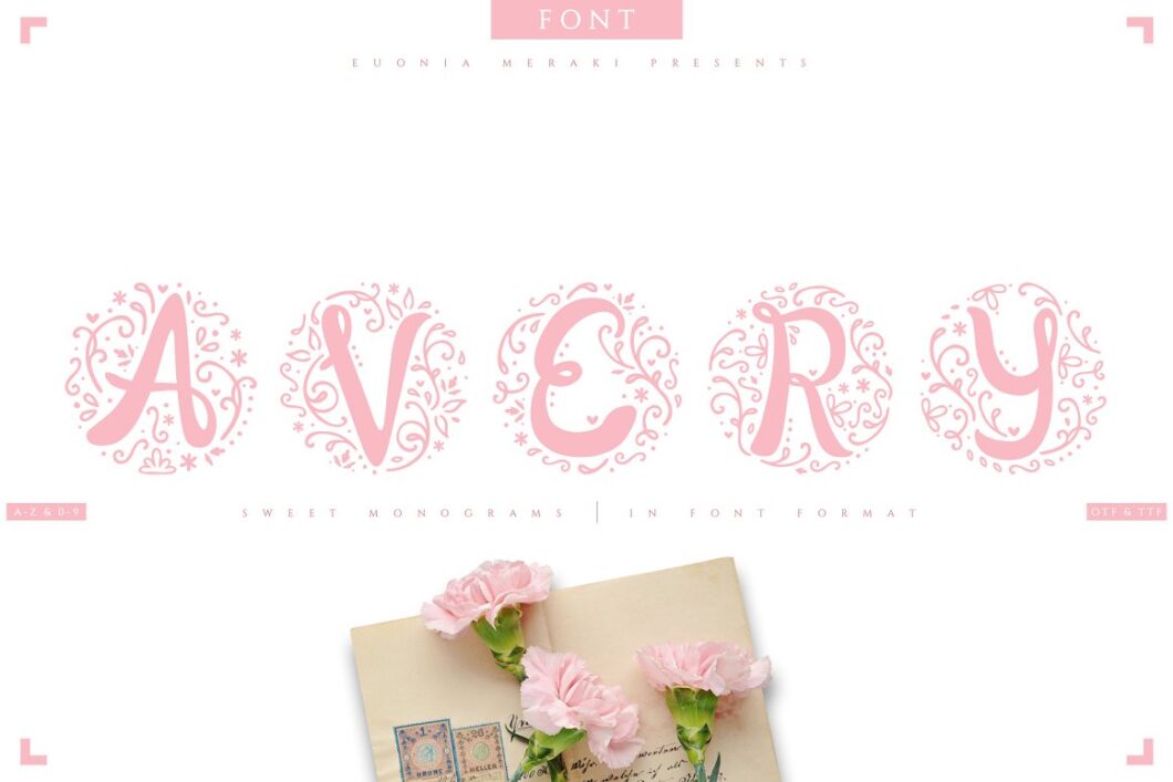 40 Fancy Flower Fonts Perfect for Botanical and Nature-Inspired ...