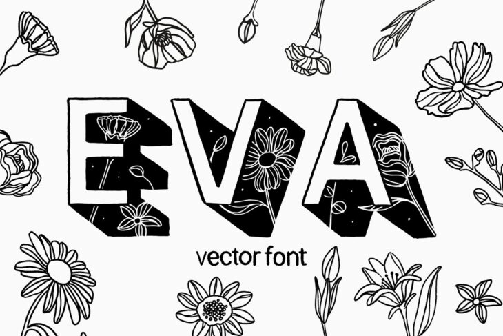 40 Fancy Flower Fonts Perfect for Botanical and Nature-Inspired ...
