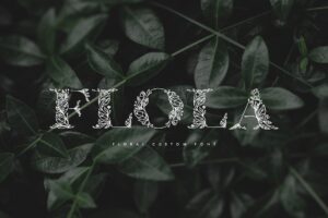 40 Fancy Flower Fonts Perfect for Botanical and Nature-Inspired ...