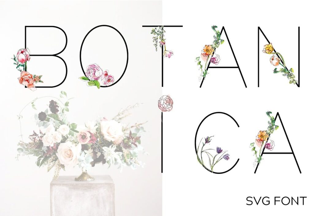 31 Fancy Flower Fonts Perfect for Botanical and Nature-Inspired ...