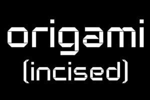 7 Creative Origami Fonts That Will Show You The Art Of Paperfolding ...