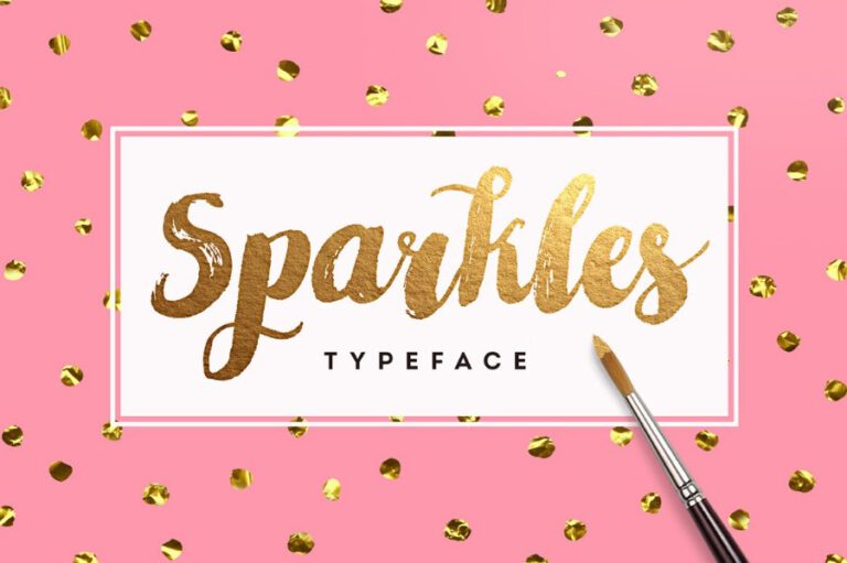 10 Stylish Glitter Fonts To Add a Dash Of Glamour To Your Works | HipFonts