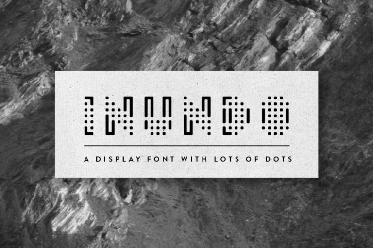 18 Exquisite Dot Fonts That Will Your Designs From Dull To Fun | HipFonts