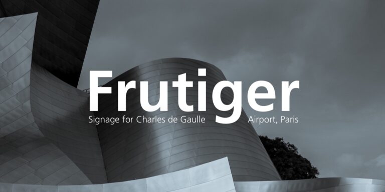 FREE Frutiger Font To Help You Create Impactful Signs and Labels | HipFonts