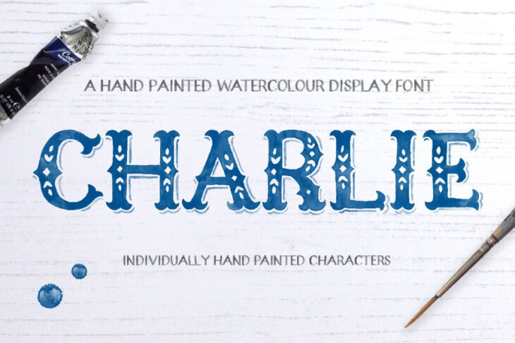 29 Splendid Watercolor Fonts that Will Turn Your Text into Art | HipFonts