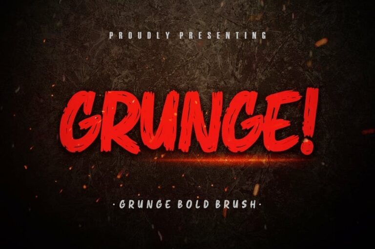28 Authentic Grunge Fonts To Make Your Designs Pop | HipFonts