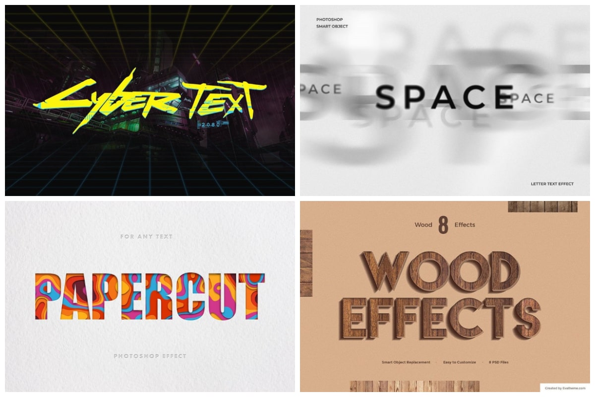 Photoshop Text Effects Templates