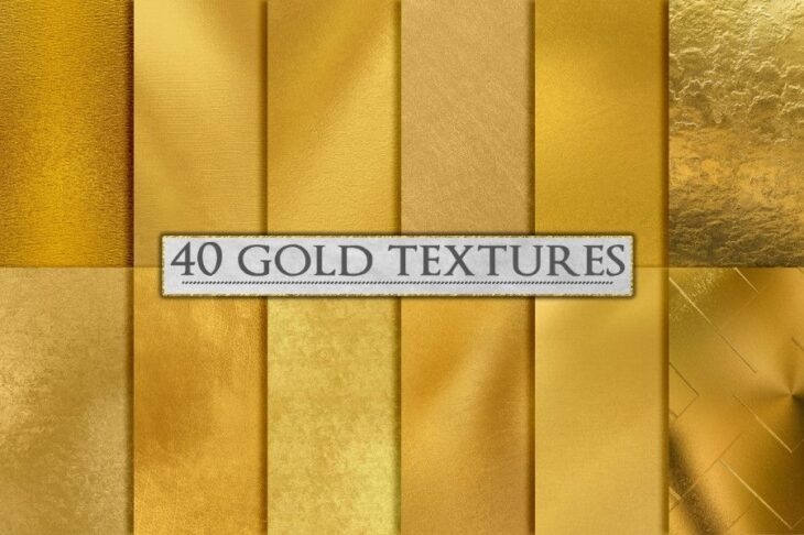 2722 Extravagant Gold Textures To Make Your Designs Shine | HipFonts
