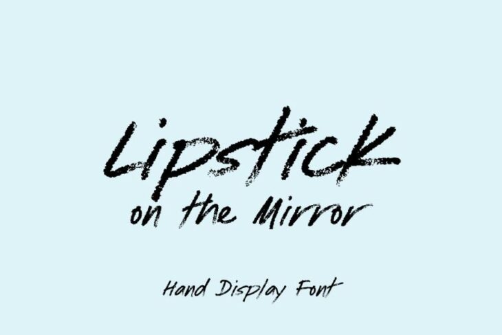 10 Sexy Lipstick Fonts that are Both Beautiful and Useful | HipFonts