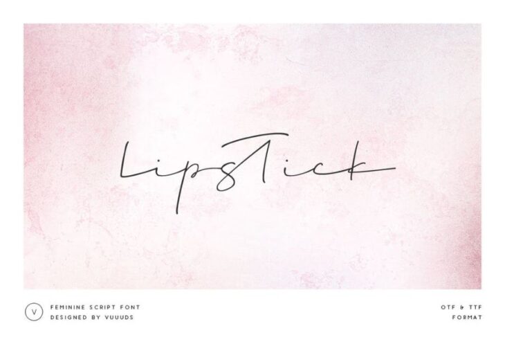 9 Sexy Lipstick Fonts that are Both Beautiful and Useful | HipFonts