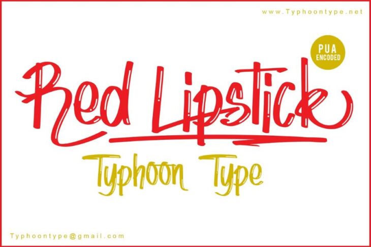 9 Sexy Lipstick Fonts that are Both Beautiful and Useful | HipFonts