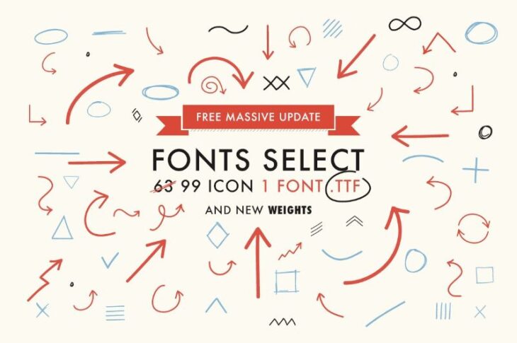 6 Engaging Arrow Fonts and Symbols To Spice Up Your Designs | HipFonts
