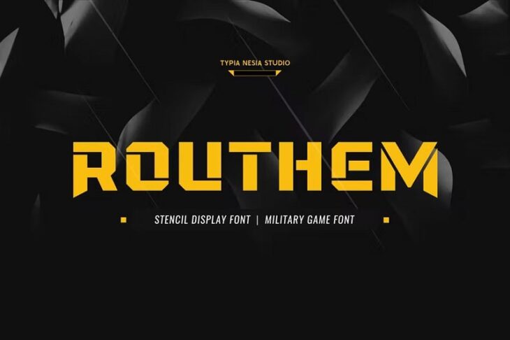 39 Amazing Fonts Inspired by the Military of Past and Present | HipFonts