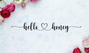 hello honey font cheat sheet | HipFonts