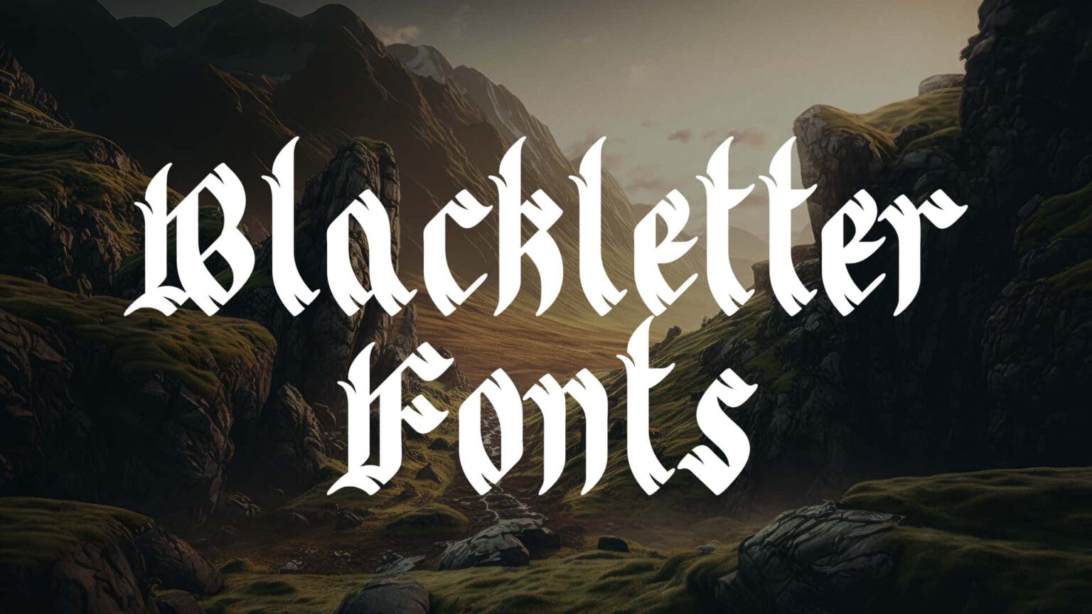 28 Beautiful Blackletter and Old English Fonts To Add Classic Elegance ...