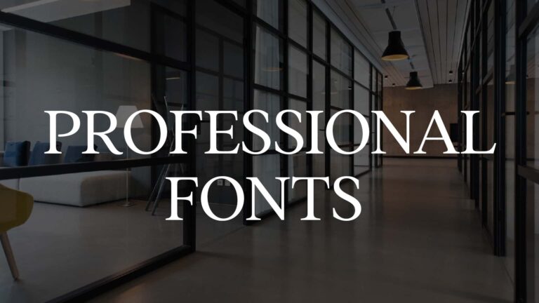 22 Gorgeous Professional Fonts for Corporate and Business Use | HipFonts