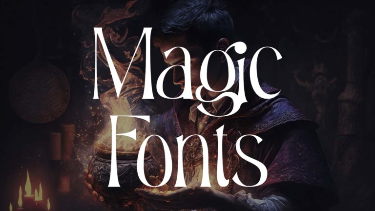 21 Spellbinding Magic Fonts For The Perfect Mystical Feel | HipFonts