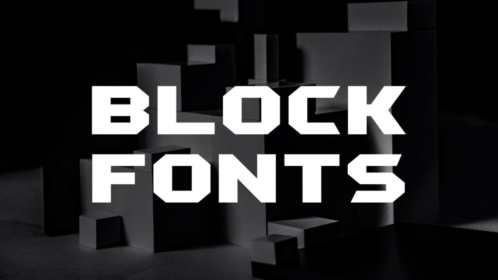 28 Astounding Block Fonts Guaranteed to Create Attention Grabbing ...
