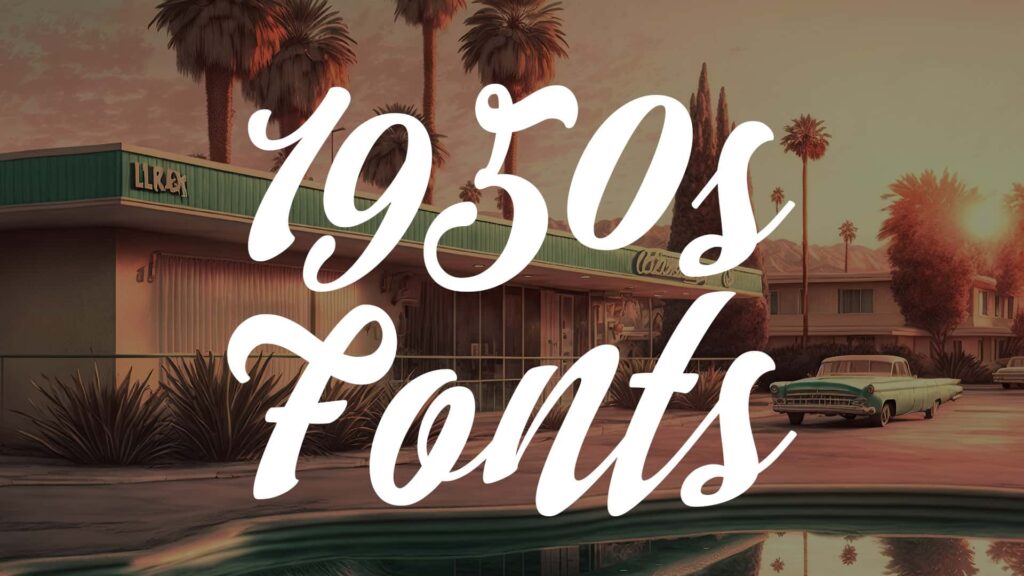 50 of the Best 1950s Fonts that Capture the Roaring Decade | HipFonts