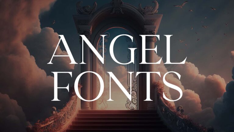 12 Angel Fonts to Give Your Designs That Divine Look | HipFonts