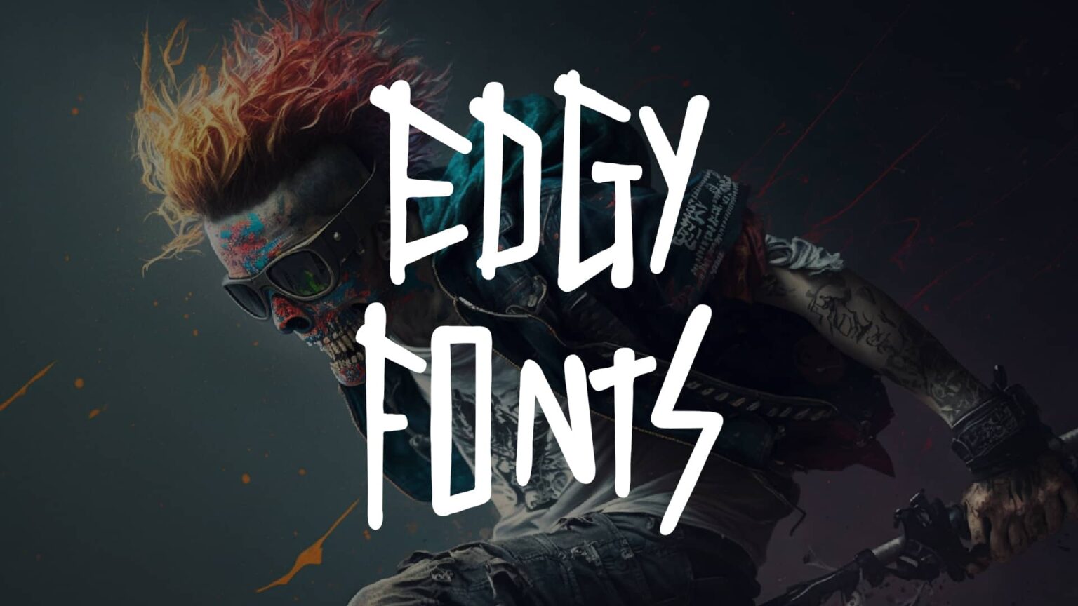 30 Powerful Edgy Fonts To Give Your Projects a Dramatic Feel | HipFonts