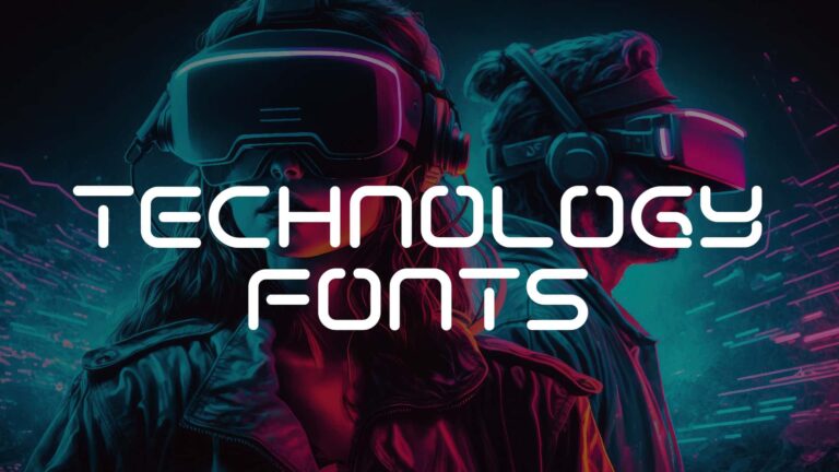 18 Creative Computer Fonts To Give Your Designs a Futuristic Vibe ...