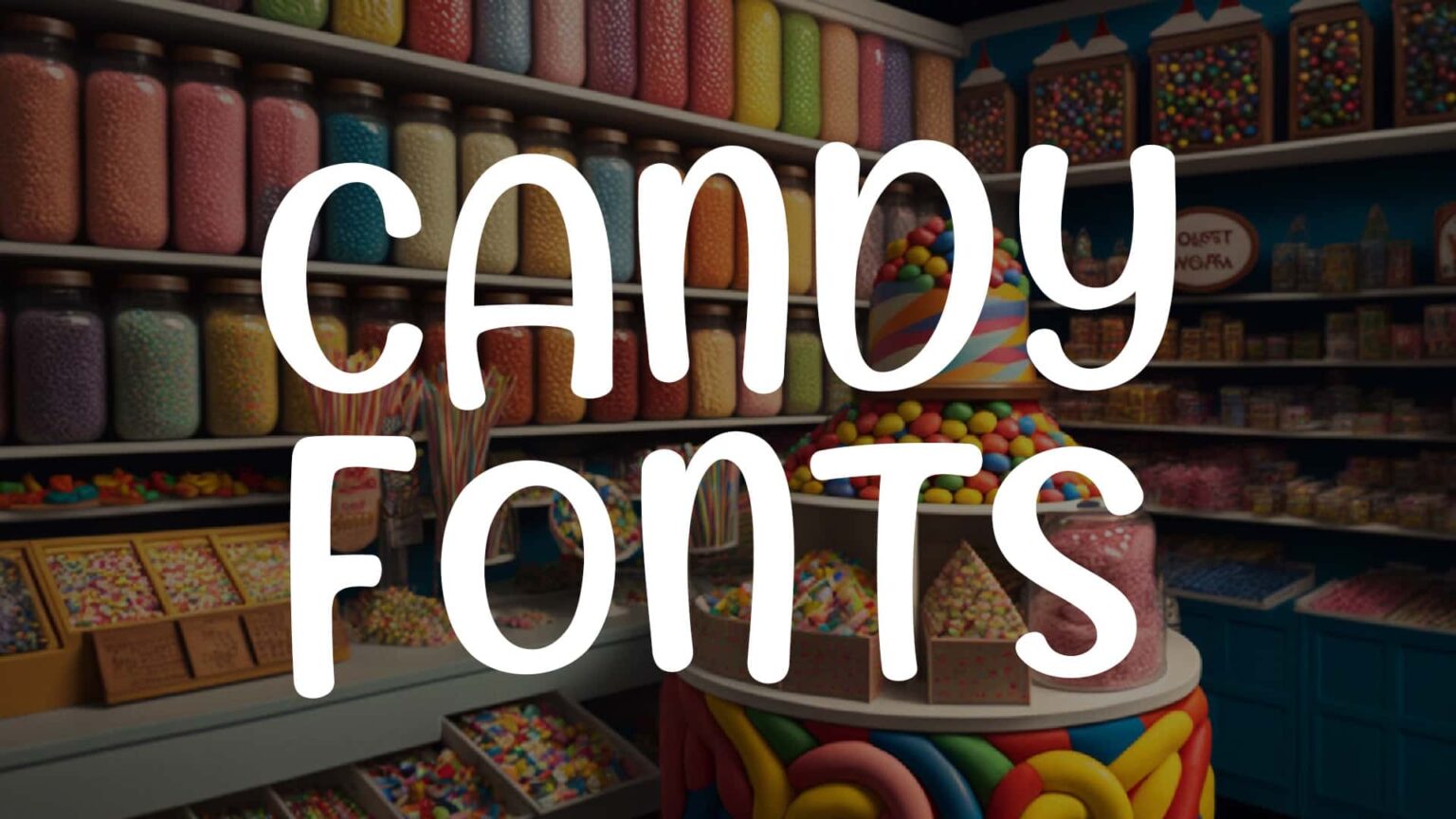24 Sweet Candy Fonts That Will Add A Touch Of Sugar To Your Designs ...
