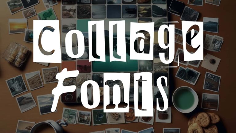 8 Crafty Collage Fonts that Will Blow Your Mind | HipFonts