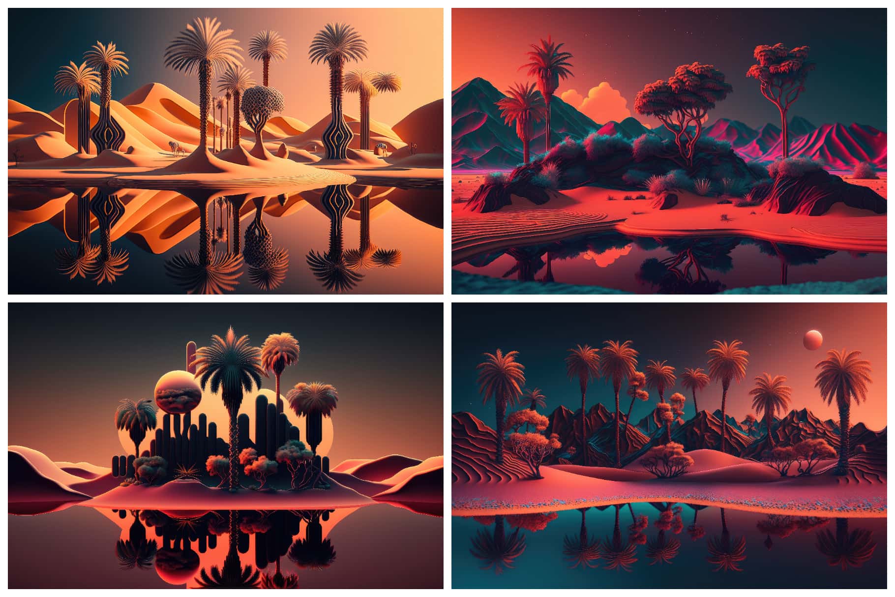 Sands of Serenity: 32 Desert Oasis Backgrounds in 6K for Your Projects ...