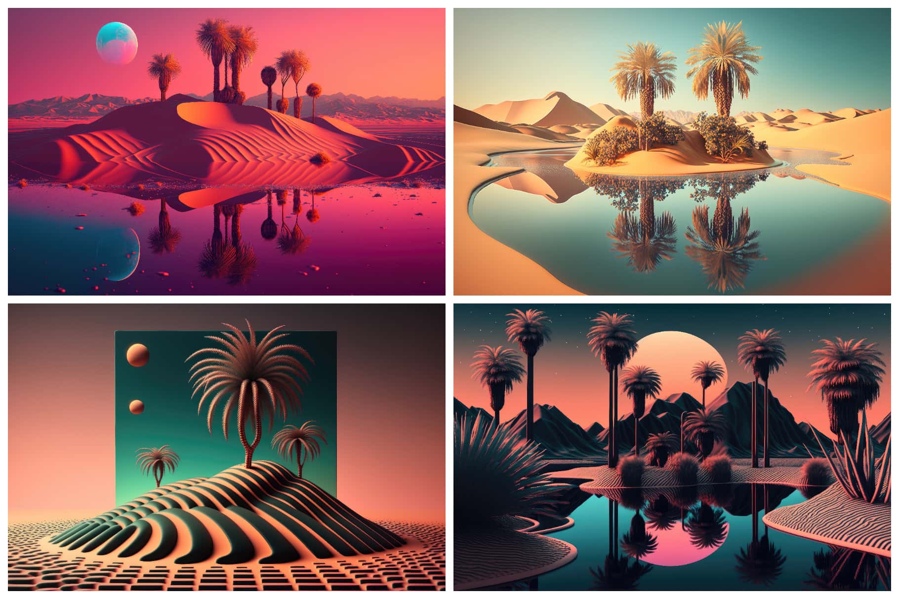Sands of Serenity: 32 Desert Oasis Backgrounds in 6K for Your Projects ...