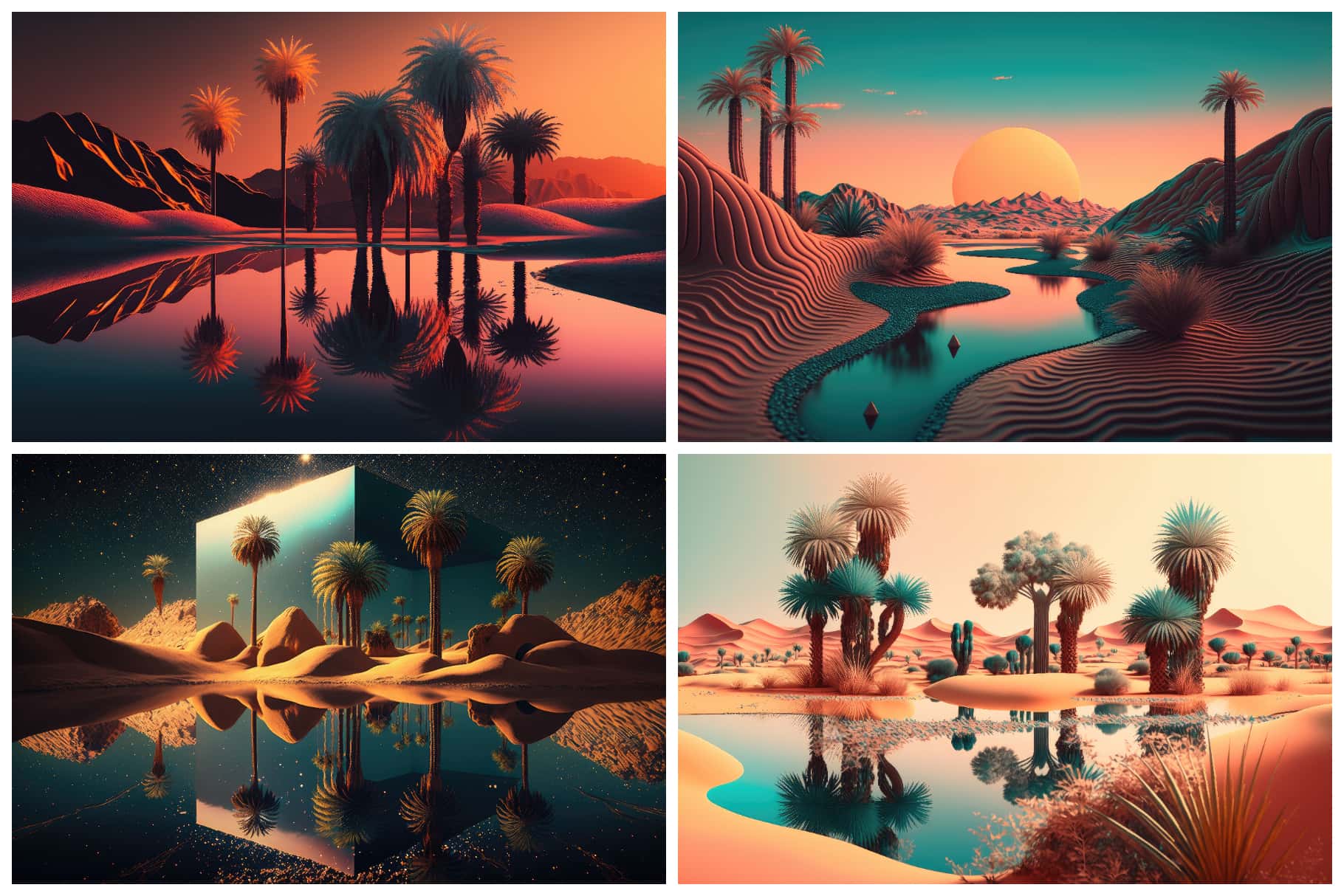 Sands of Serenity: 32 Desert Oasis Backgrounds in 6K for Your Projects ...
