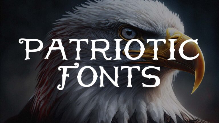26 Patriotic Fonts That Will Make Your Designs Soar Like an Eagle ...