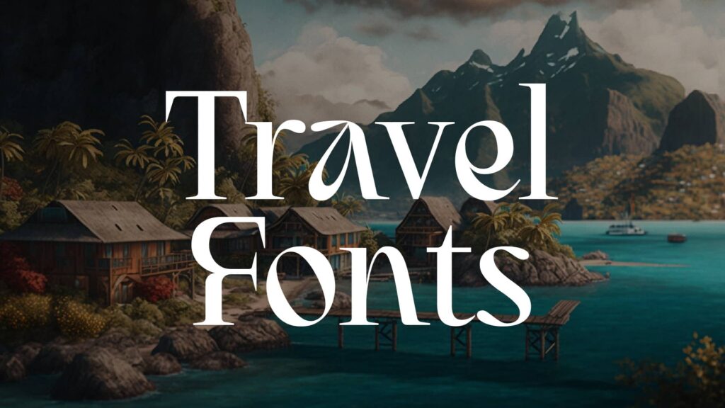 32 Inspiring Travel Fonts for Every Occasion | HipFonts