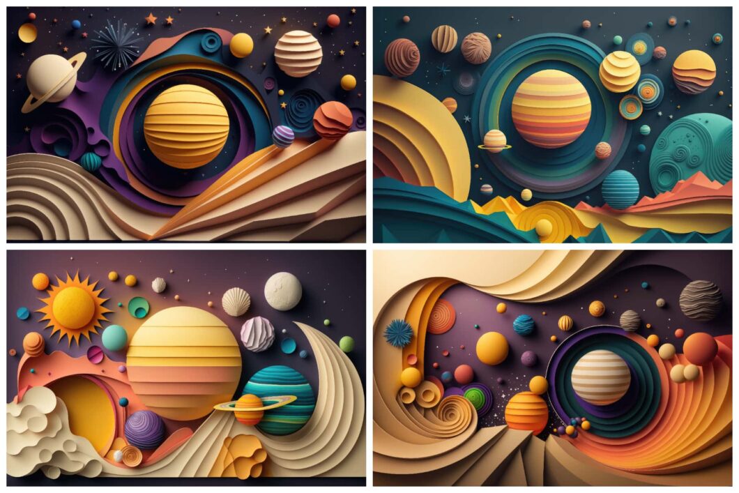 Intergalactic Dreams: 20 Abstract Space Backgrounds for Your ...