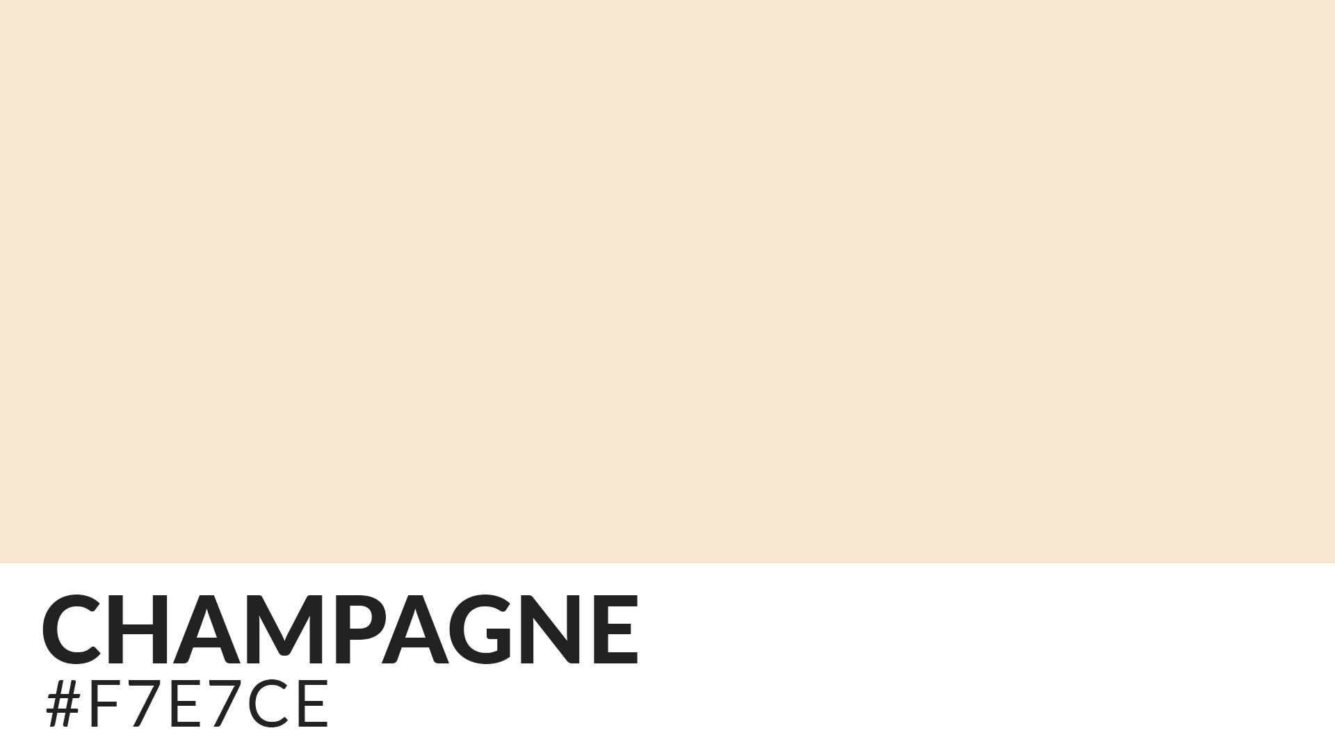 Color Champagne