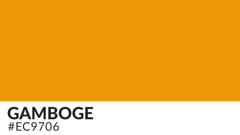 Bold and Beautiful: Exploring the Versatility of the Gamboge Color ...