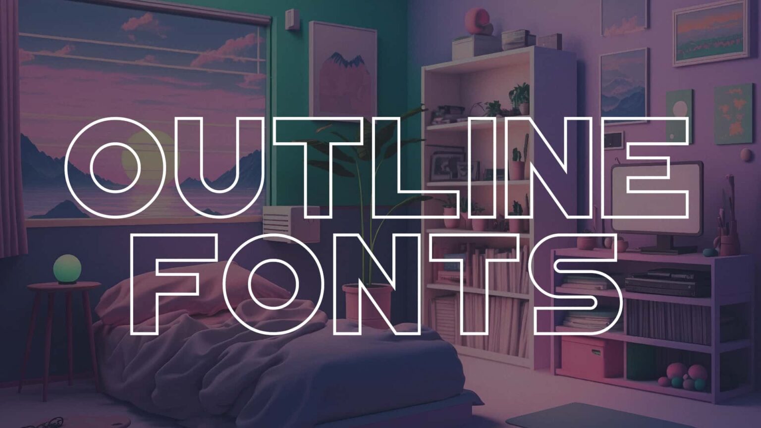 41 Best Outline Fonts To Give Detail To Your Design | HipFonts