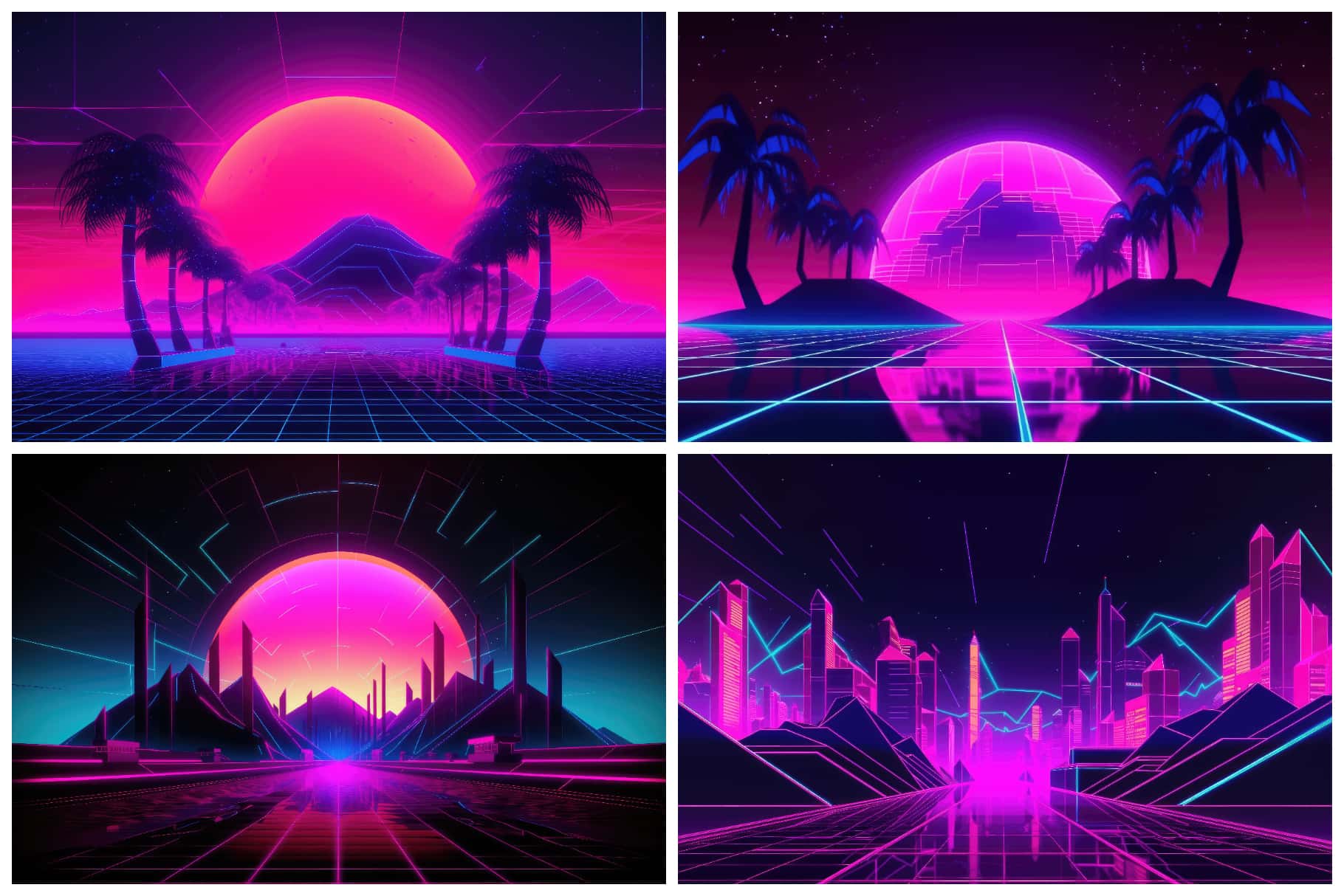 16 Nostalgic Retrowave Wallpapers in Ultra HD | HipFonts
