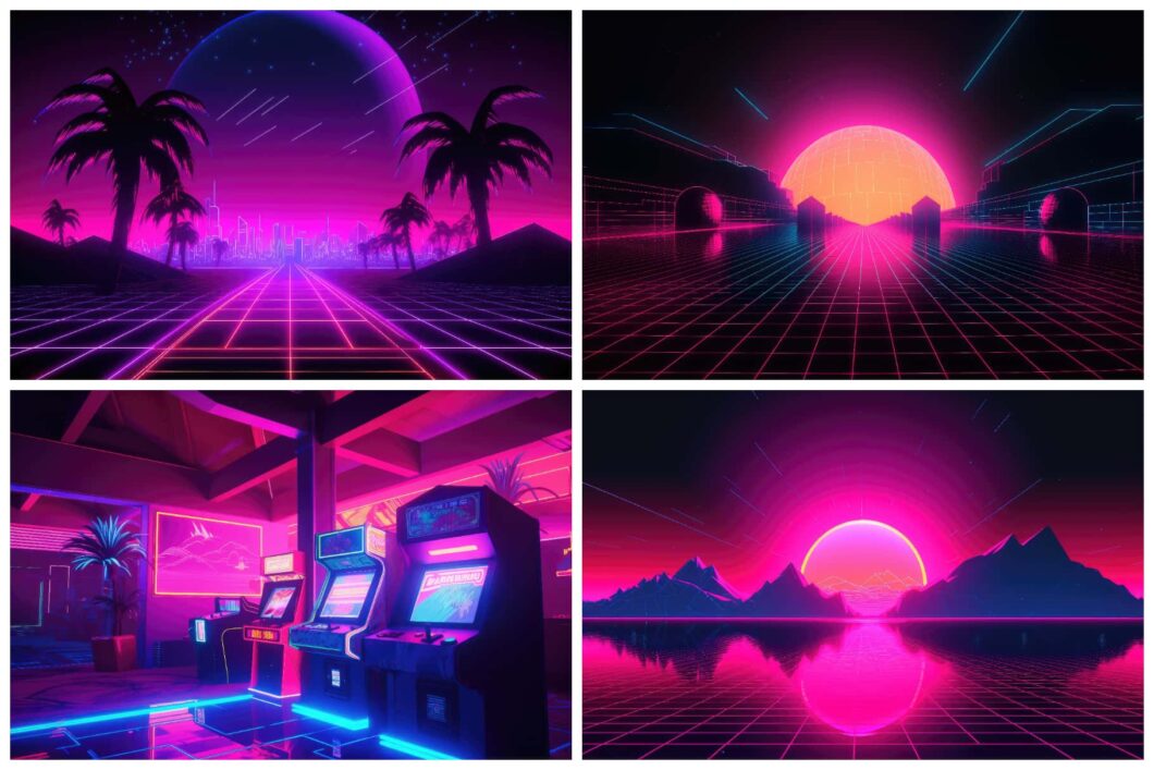 16 Nostalgic Retrowave Wallpapers in Ultra HD | HipFonts