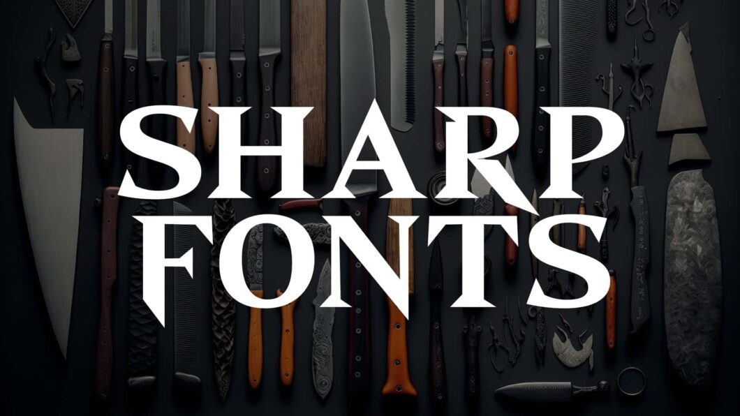 35 Sharp Fonts that Will Give Your Design an Edge | HipFonts
