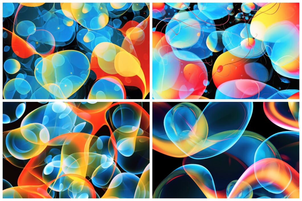 16 Abstract Bubble Backgrounds in 5K | HipFonts