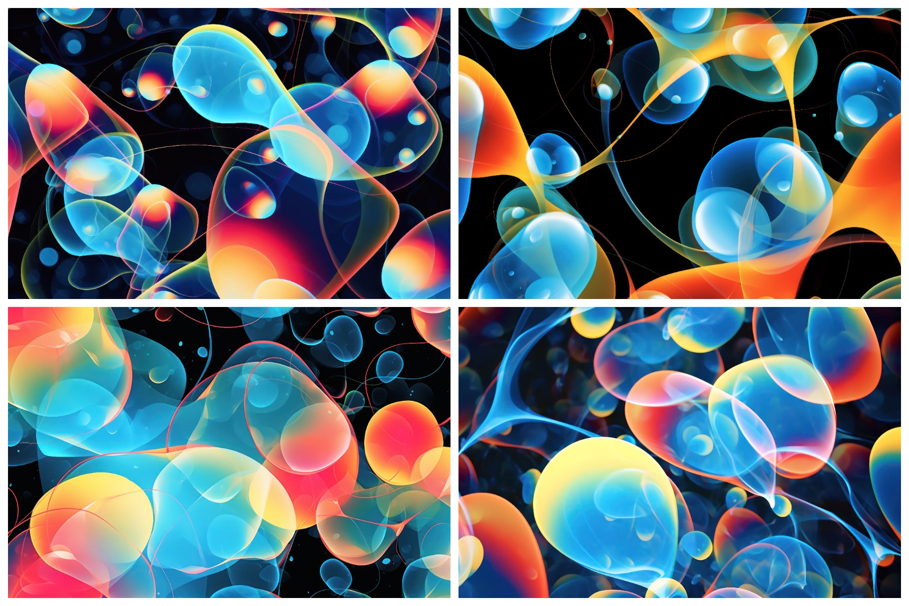 16 Abstract Bubble Backgrounds in 5K | HipFonts