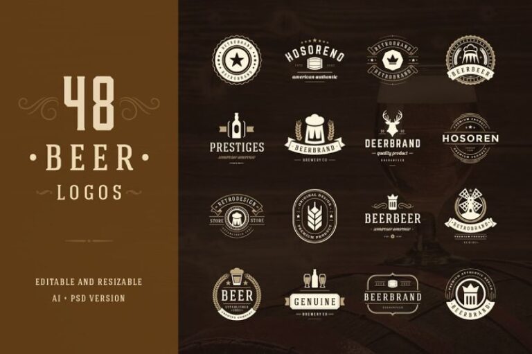 18 Awesome Beer and Brewery Logos for Your Craft Beer Business | HipFonts
